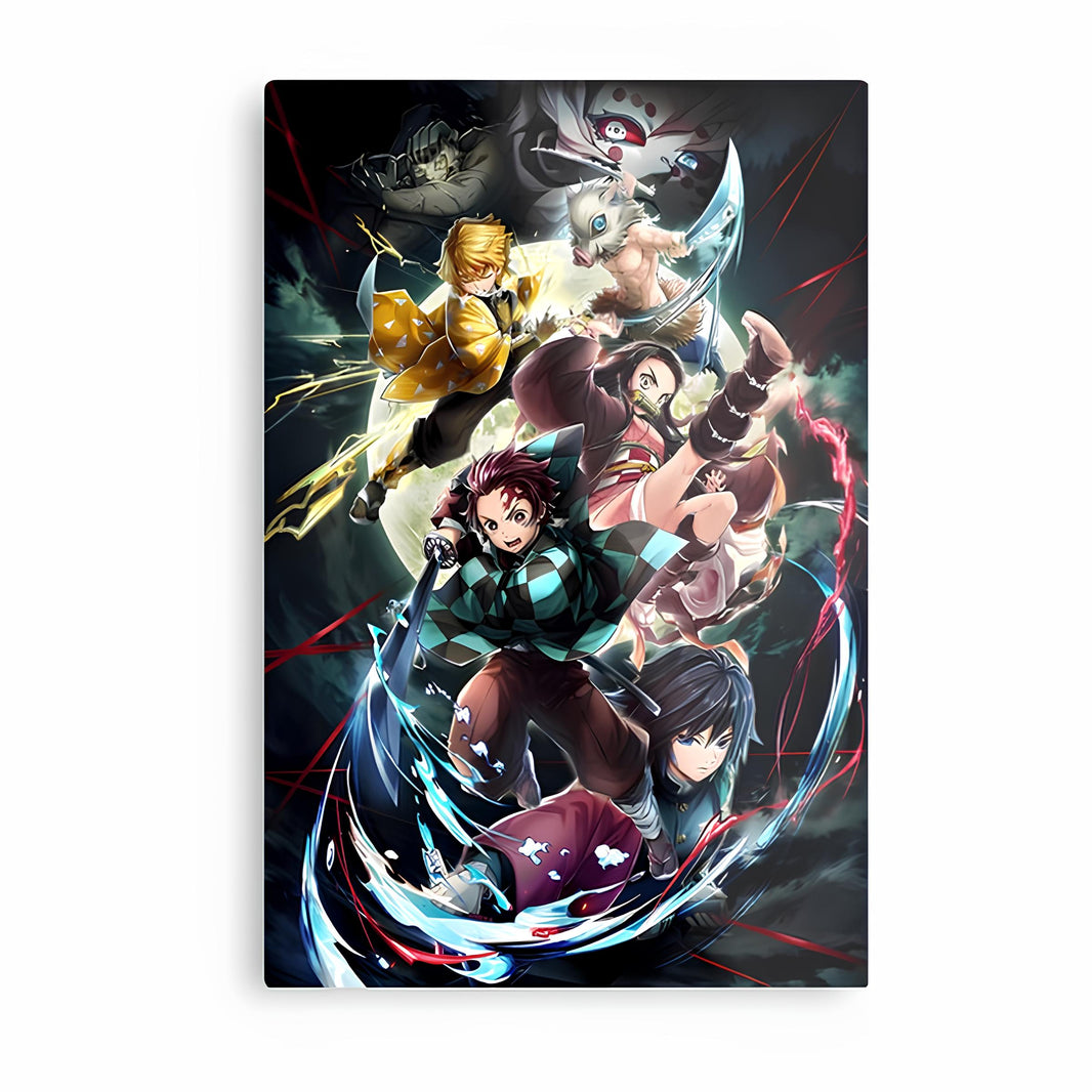 Demon Slayer Metal Posters – Inkyprinty.in