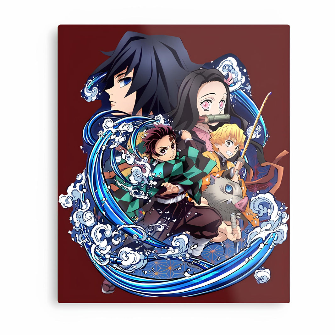 Demon Slayer Metal Posters – Inkyprinty.in