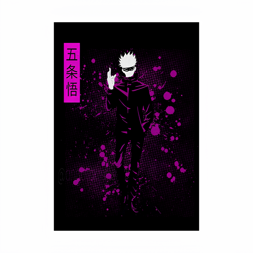 Gojo Satoru Portrait Poster – Inkyprinty.in
