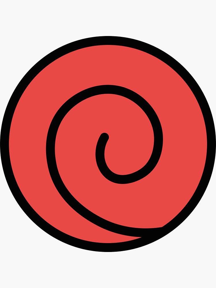 Uchiha clan Village Symbol Sticker – Inkyprinty.in