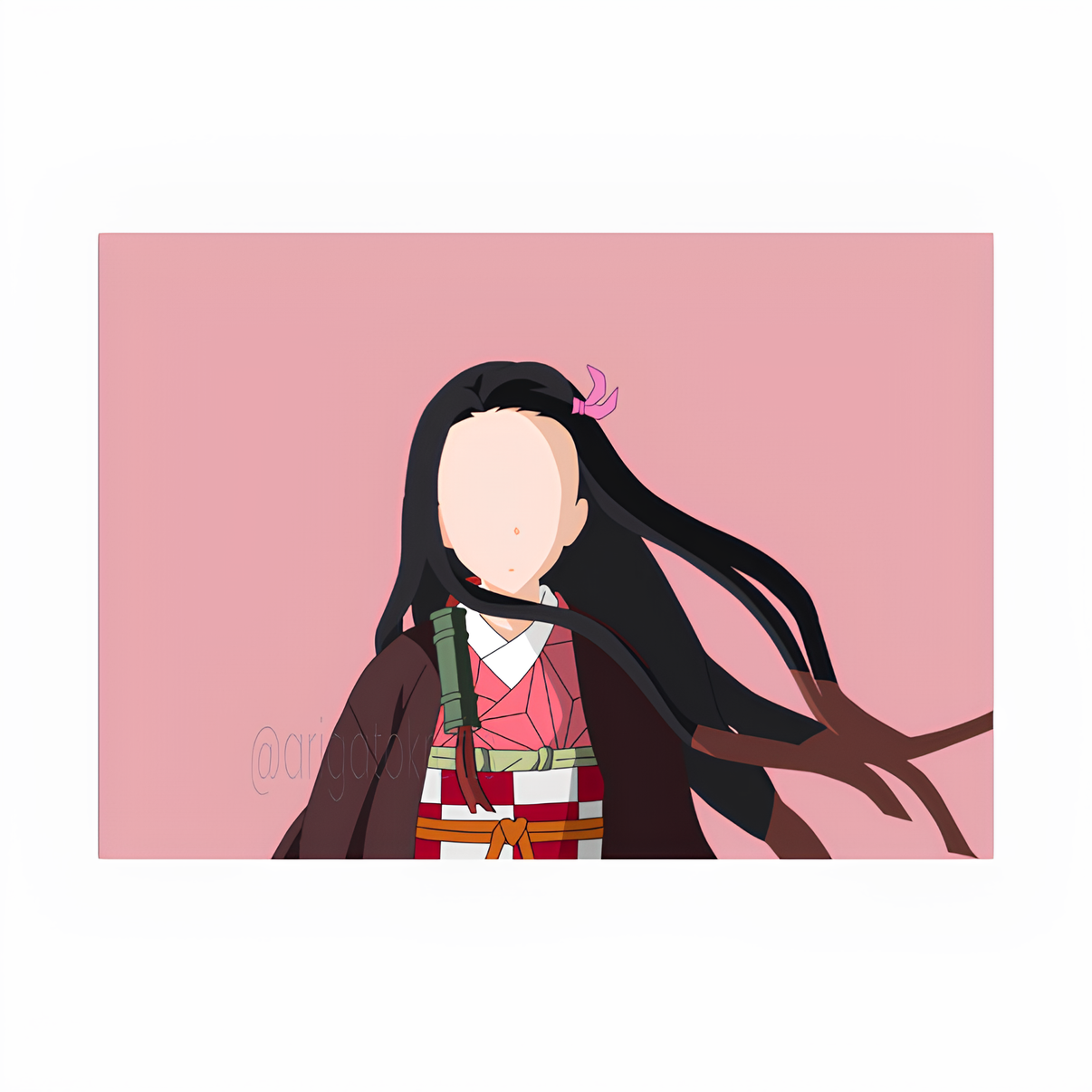 Nezuko Kamado Animated Poster – Inkyprinty.in