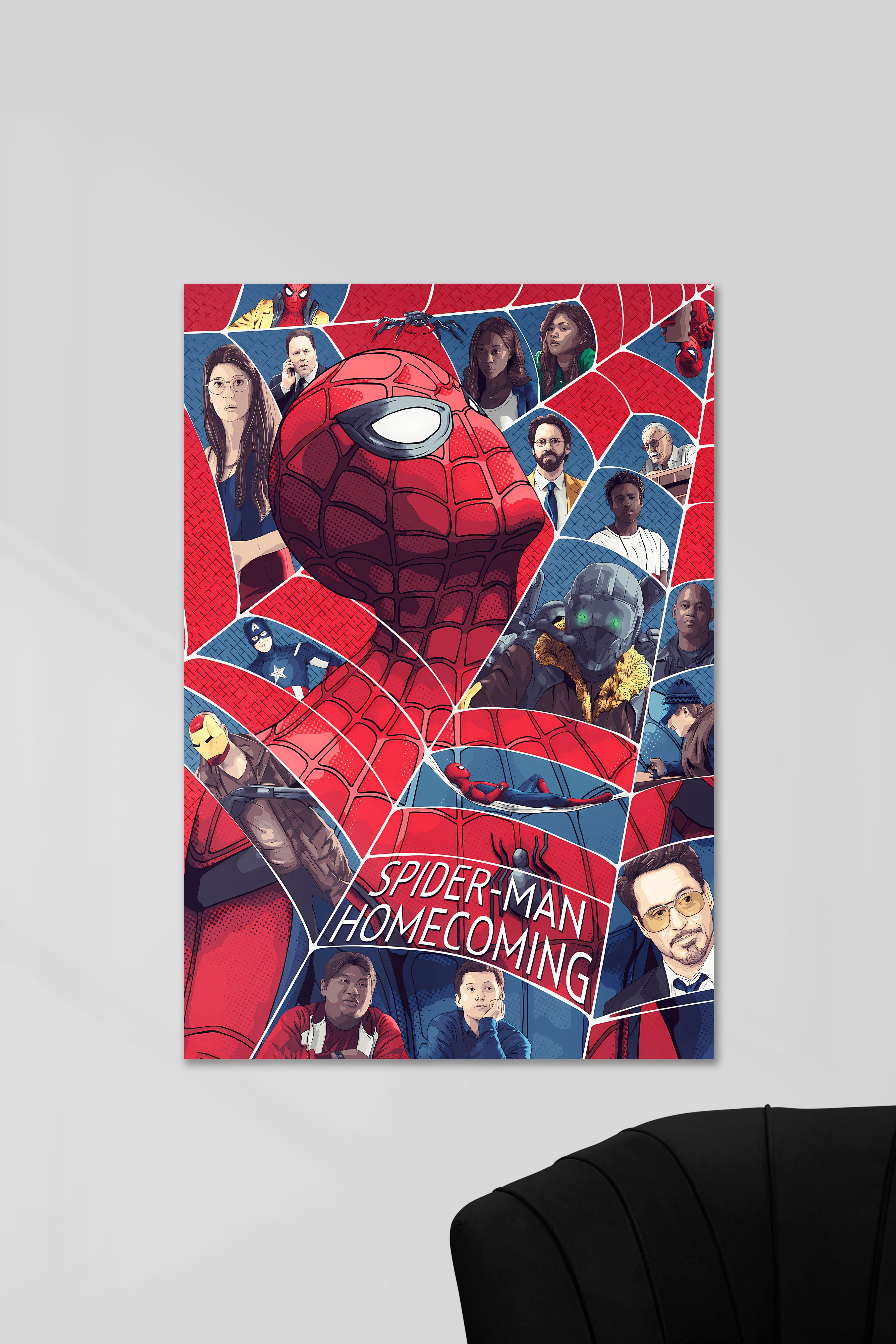 SpiderMan Home Coming | MCU | Movie Poster – Inkyprinty.in