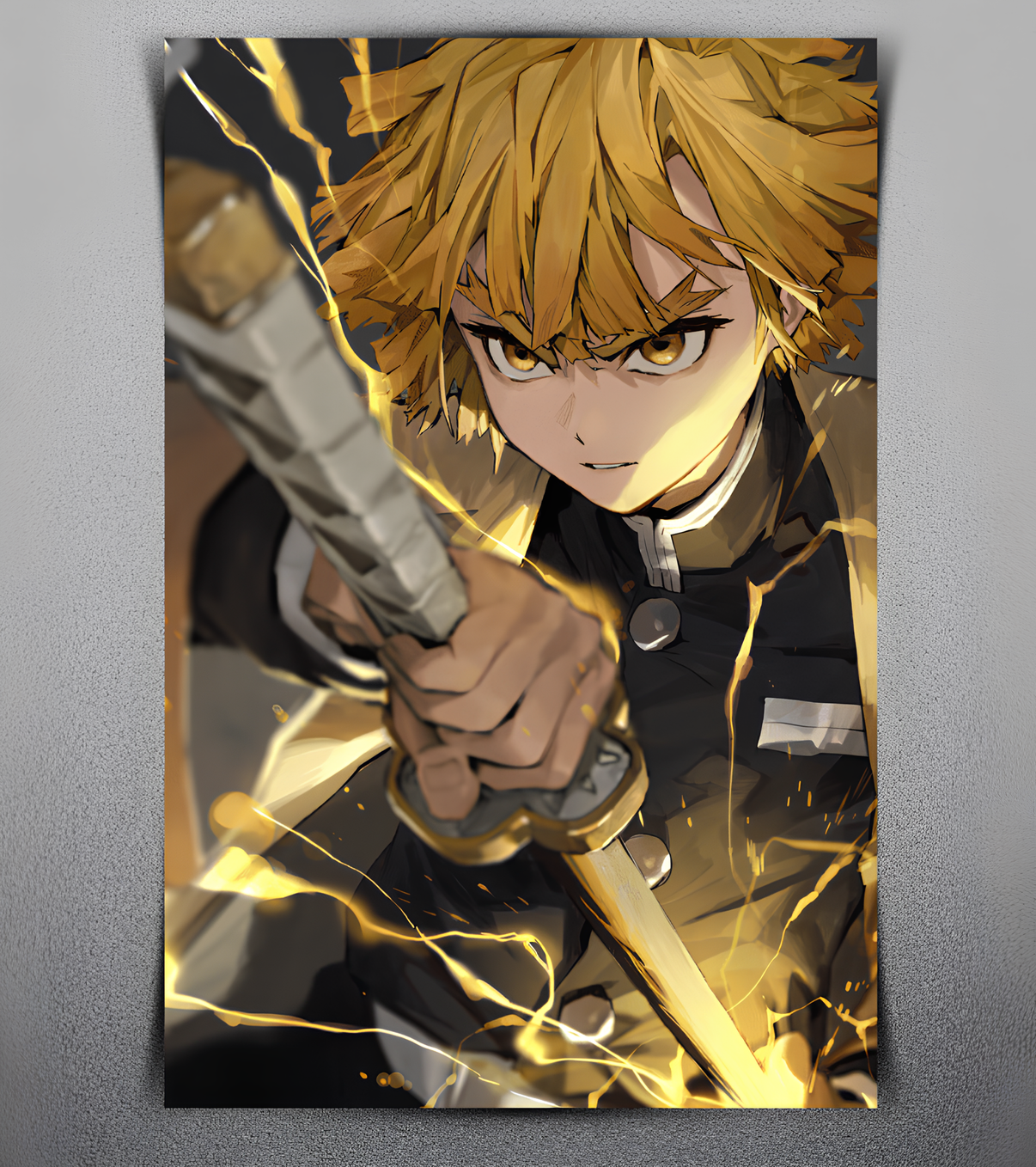 Zenitsu Agatsuma Wall Poster – Inkyprinty.in