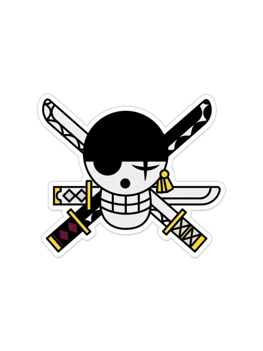 Roronoa Zoro Logo Sticker – Inkyprinty.in